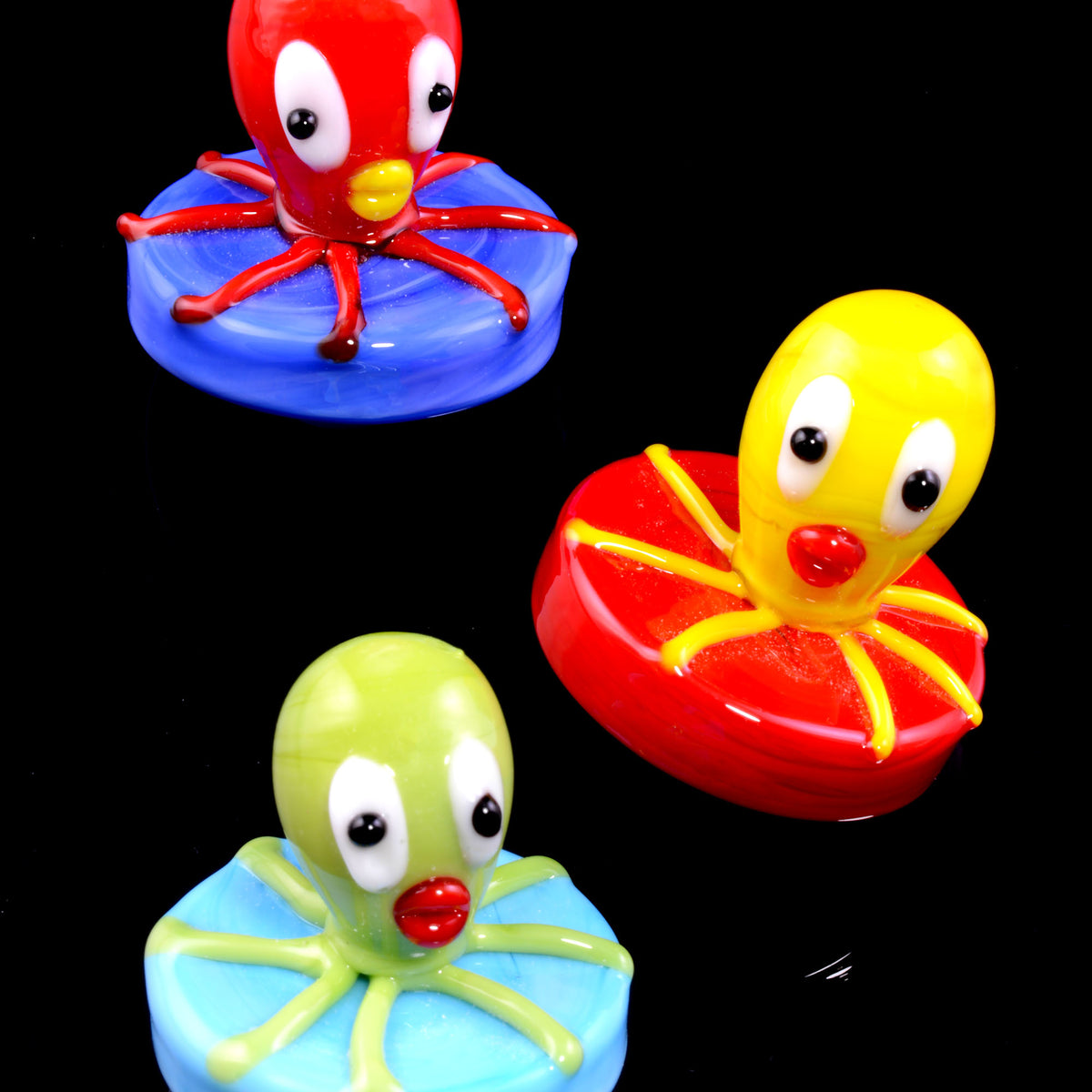 Glass Octopus Carb Cap - BS793 – Primate Glass