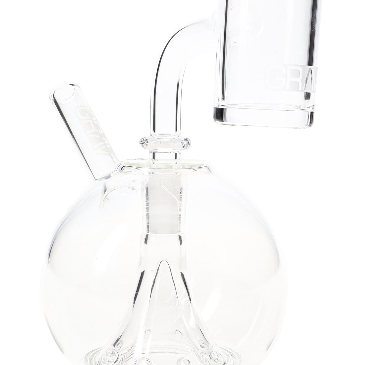 GRAV 7.5″ Eclipse Dab Rig – 10 mm Clear | Primate Glass