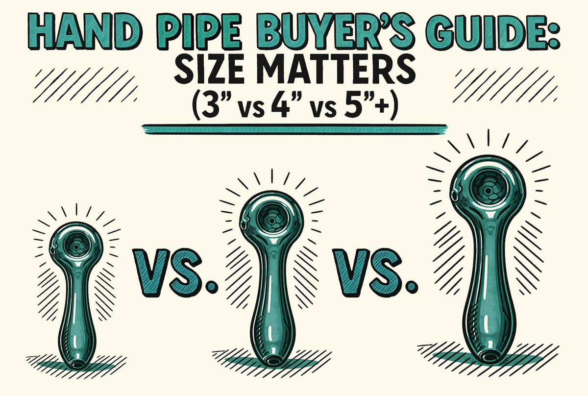 Hand Pipe Size Guide: 3″ vs 4″ vs 5″+ (Which to Buy) | Primate Glass