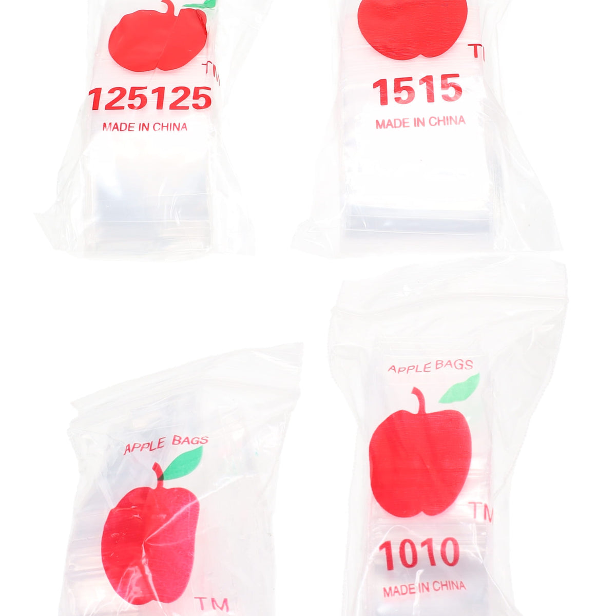 Apple Bags Mini Zip Baggies – Multiple Sizes | Primate Glass