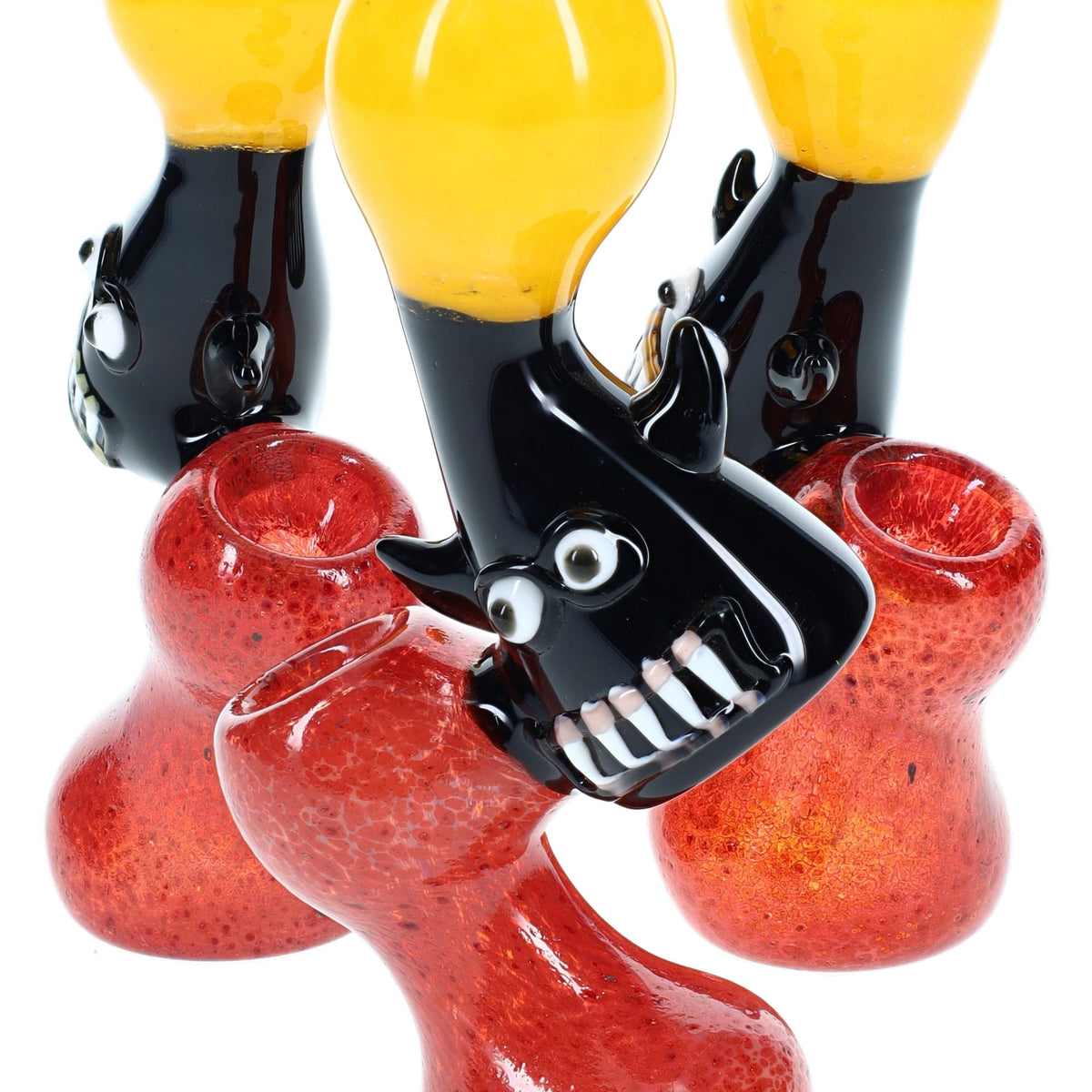Frit Glass Critter Sherlock Bubbler “Gremlin Grin” – Small – Assorted ...