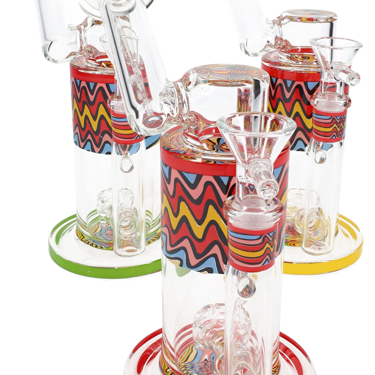 7" Stemless Sidecar Reverse GoG Water Pipe with Showerhead Perc - WP32 ...