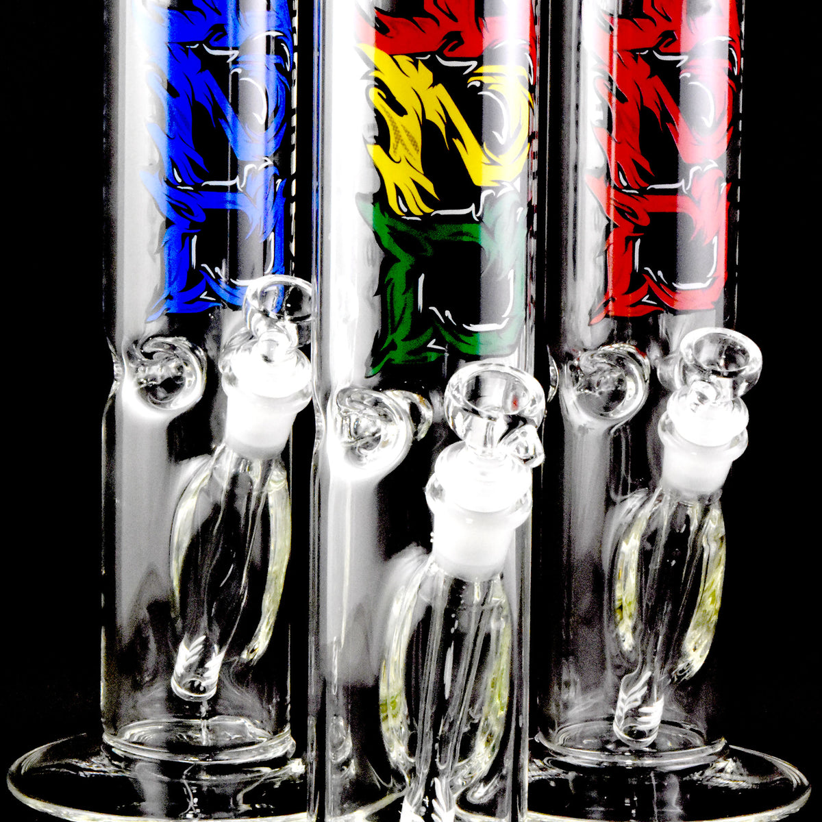 (US Made) Thick Glass on Glass 420 Decal Straight Shooter Water Pipe ...