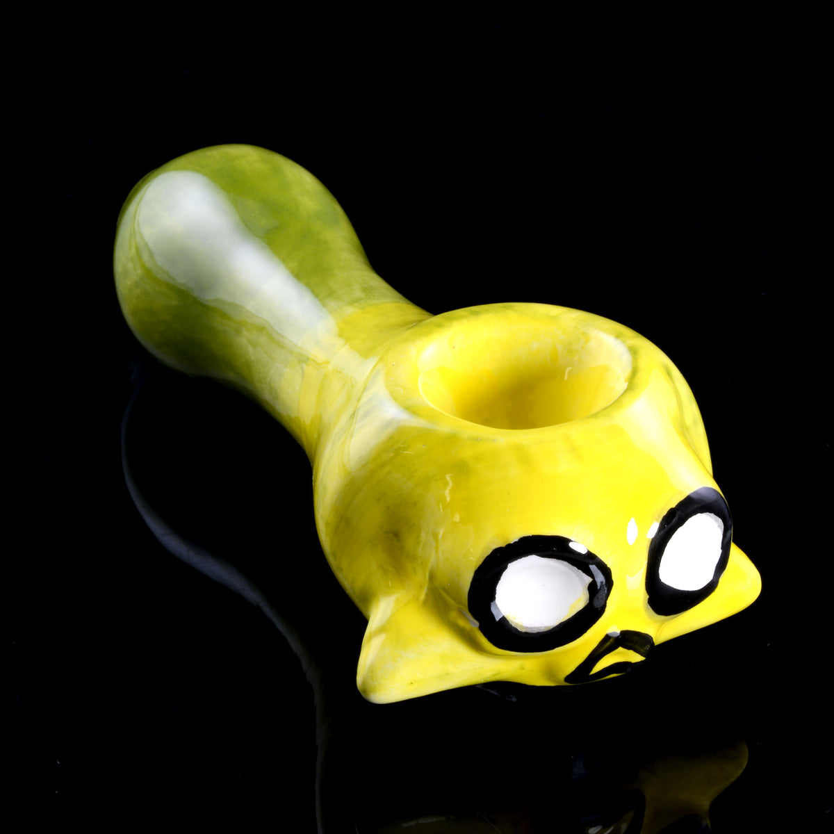 4.5" Ceramic Jake the Ghost Pipe - P2040 – Primate Glass