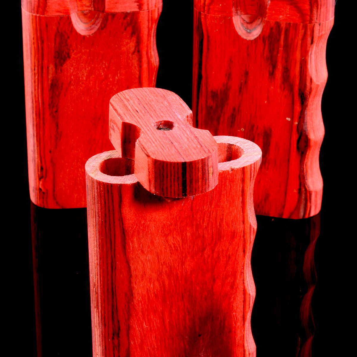 Small Red Single Grip Dugout - W0190 – Primate Glass