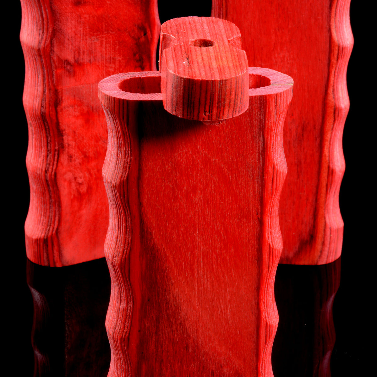 Large Red Dugout with Double Grip – Primate Glass
