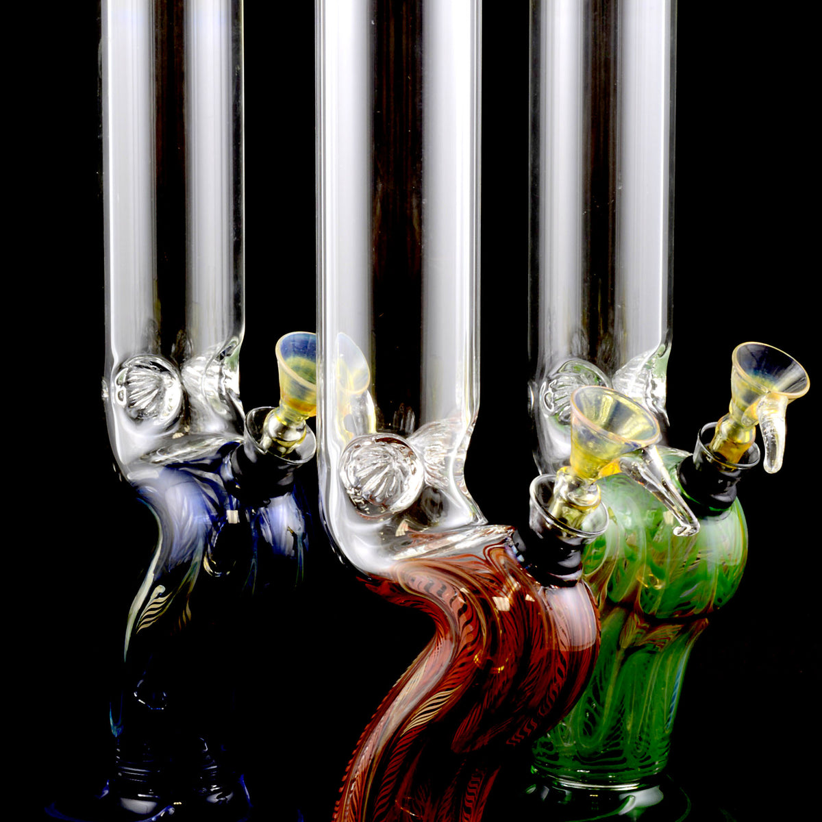 (US Made) Medium Curve Water Pipe - WP126 – Primate Glass